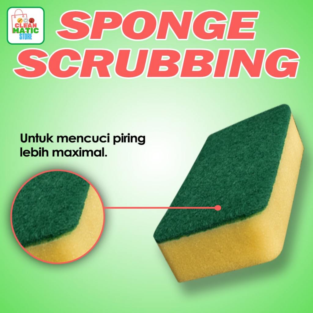 Jual Spon Pembersih ( Sabut Spons Cuci Piring ) | Shopee Indonesia