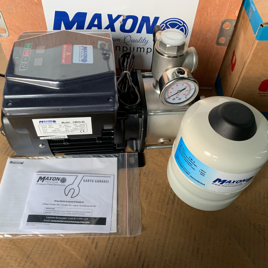 Jual POMPA AIR BOOSTER MULTISTAGE INVERTER CMH 4-40 MAXON ITALY ...
