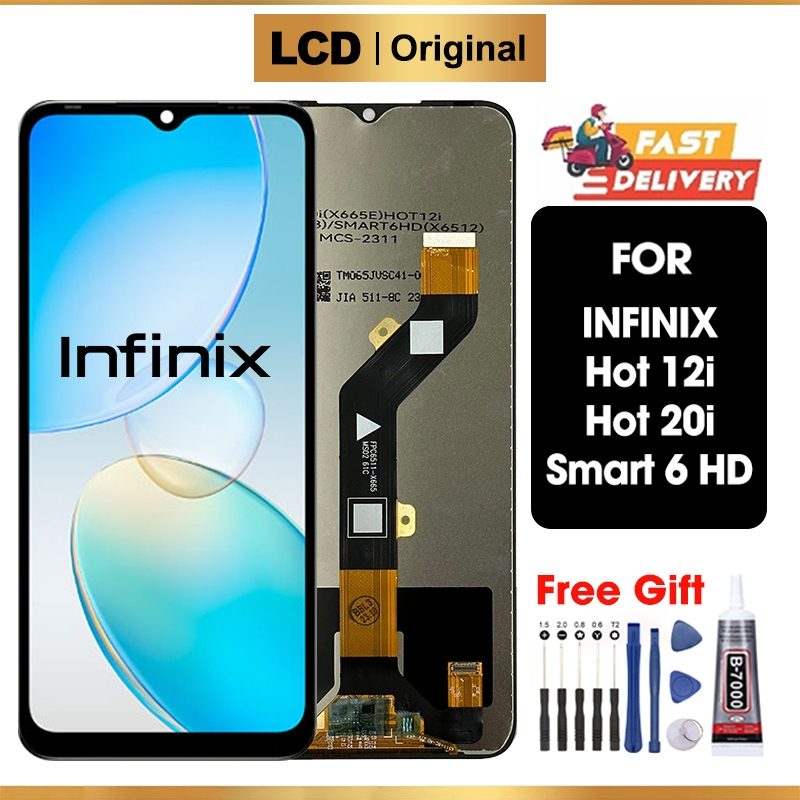Jual LCD Infinix Smart 6 HD lcd Infinix Hot 20i lcd Infinix Hot 12i ...