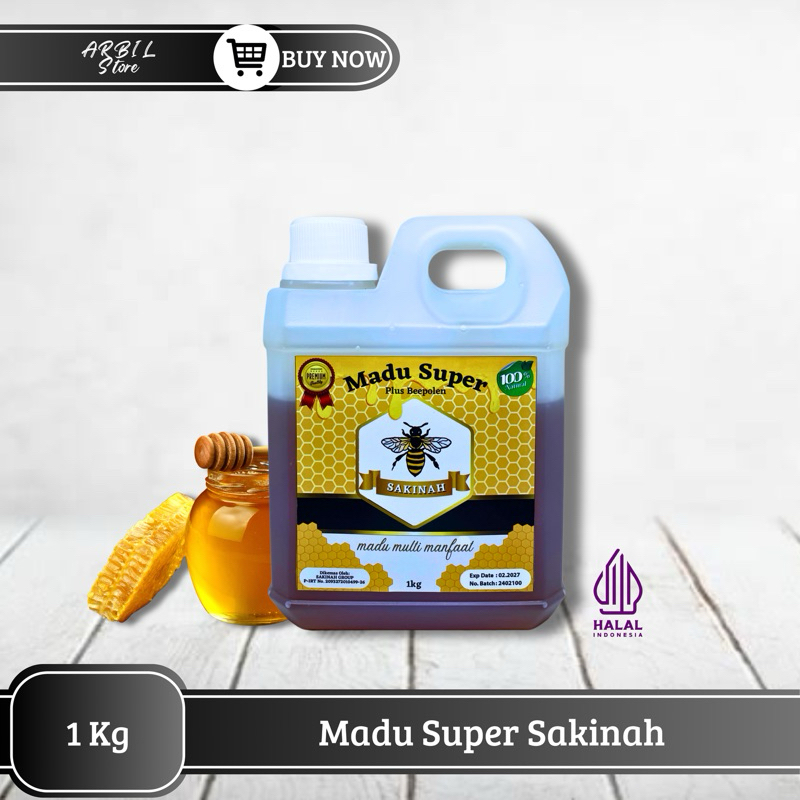 Jual Madu Super Sakinah 1 Kg Original Madu Hutan Alami Multi Manfaat ...