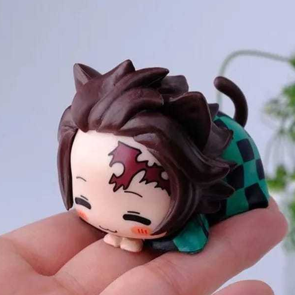 Jual ACTION FIGURE KIMETSU NO YAIBA KITTY CAT MODEL TANJIRO NEZUKO ...