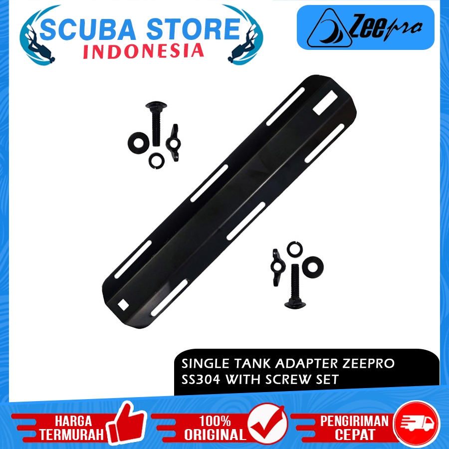 Jual Single Tank Adapter Zeepro With Screw Set BCD Scuba Technical ...
