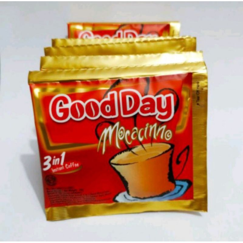 Jual Kopi Good day Mocachino 3 in 1 1 Renceng | Shopee Indonesia
