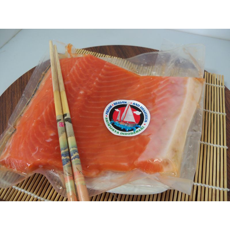 Jual Salmon Fillet Portion (Premium) 1kg isi 2 Pack @500gr/pack ...