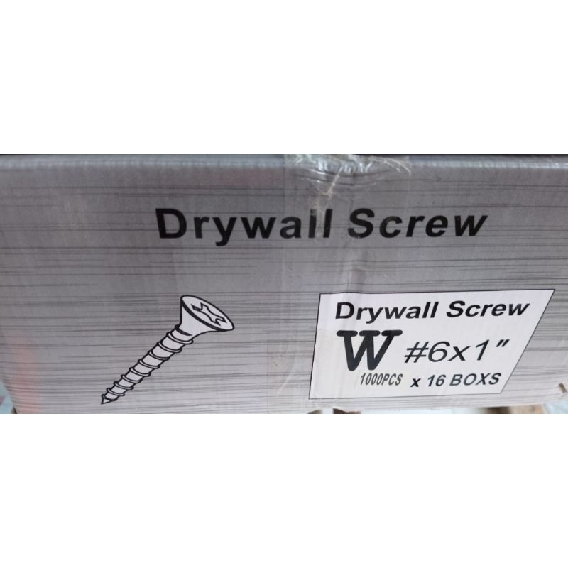 Jual Skrup Drywall W (besar) ukuran 6x1, isi 1000pc, panjang 2,5cm ...