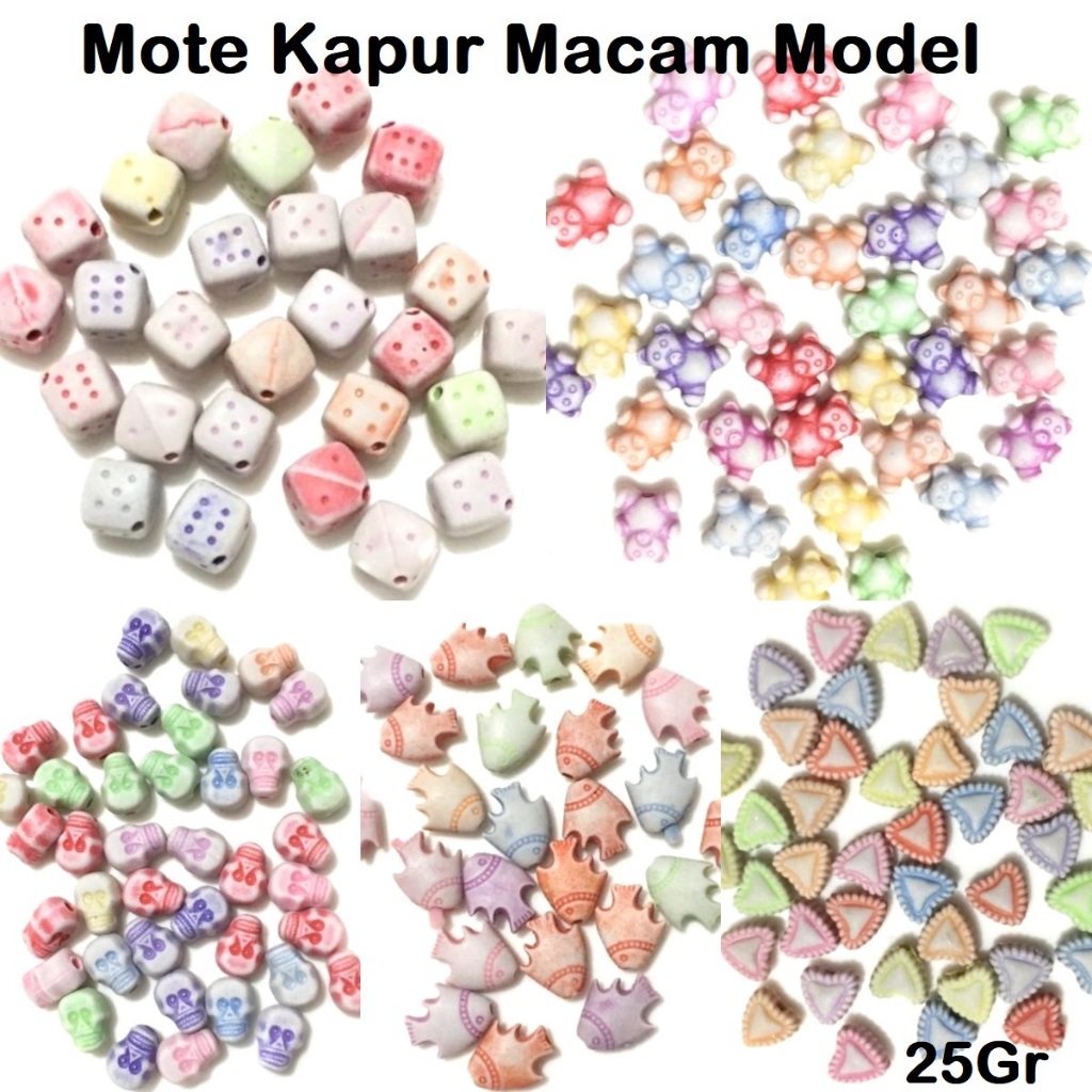 Jual Mote Manik Kapur Macam Model Harga/25Gr | Shopee Indonesia