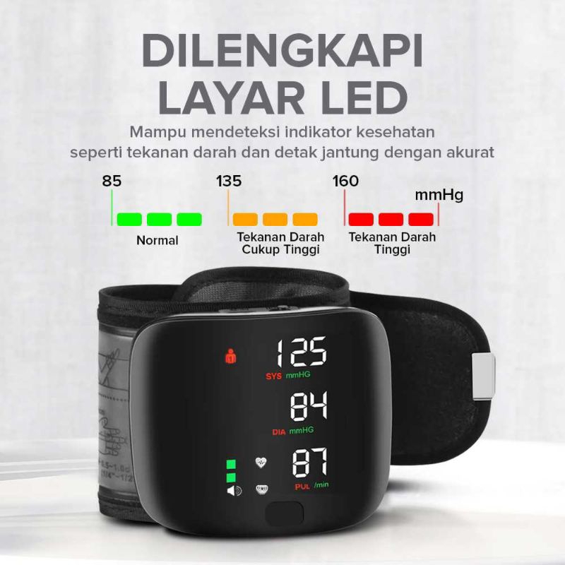 Jual Daff - Tensimeter Lengan Alat Cek Tekanan Darah Digital Bahasa ...
