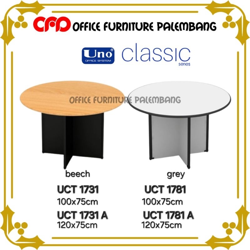 Jual meja kantor uno classic UCT 1731 1781 round table meja rapat meja ...