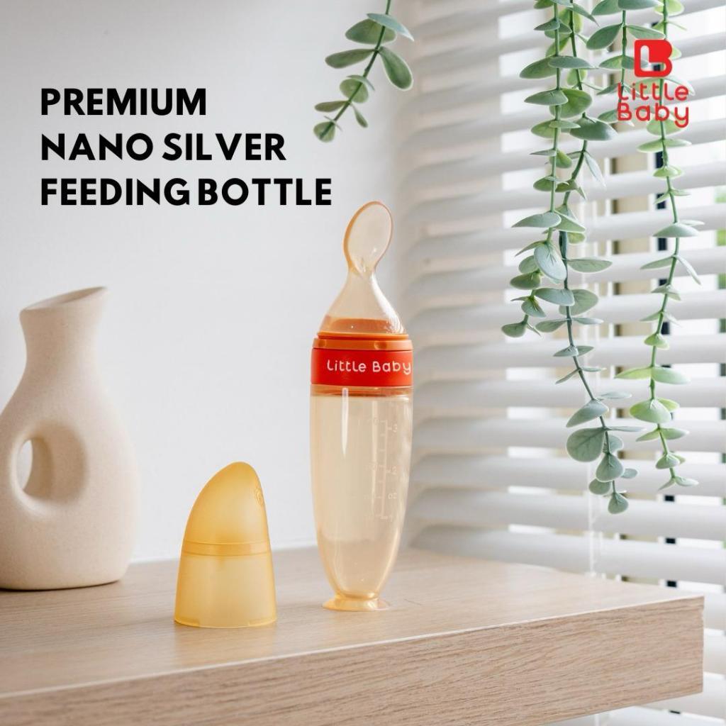 Jual Little Baby - Premium Nano Silver Feeding Bottle Model/ Silicone ...