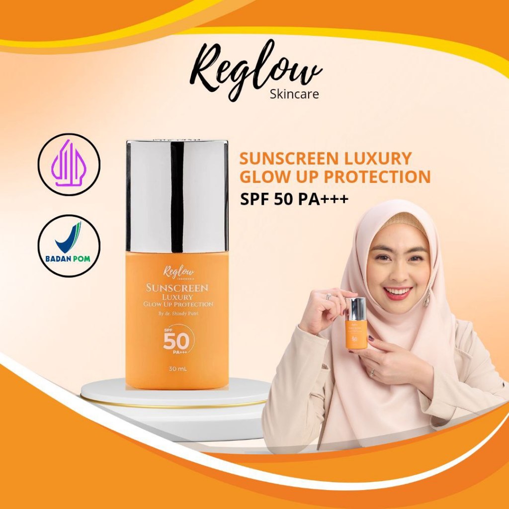 Jual REGLOW Sunscreen SPF 50 PA+++: Extra Moist & Glow Chemical ...