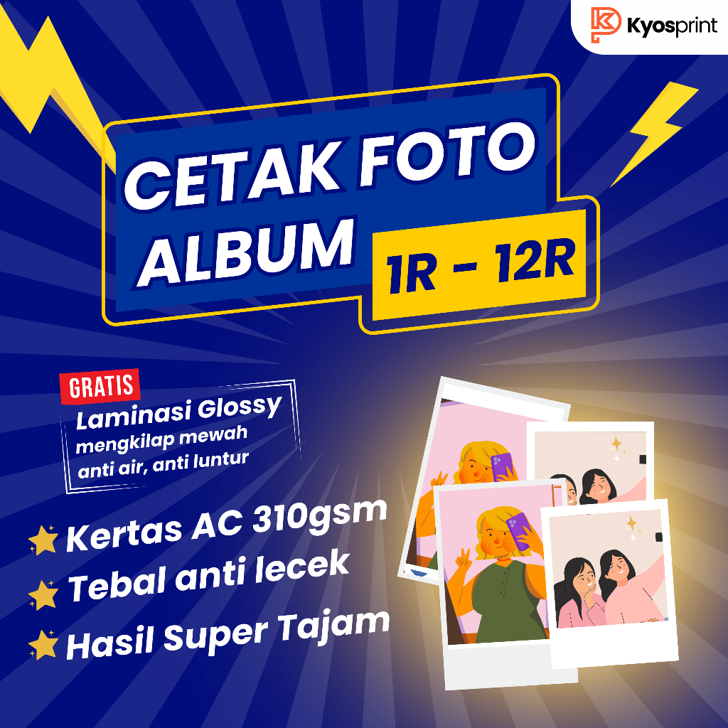 Jual CETAK FOTO ALBUM 1R 2R 3R 4R 5R 6R 8R 10R 11R 12R | Shopee Indonesia