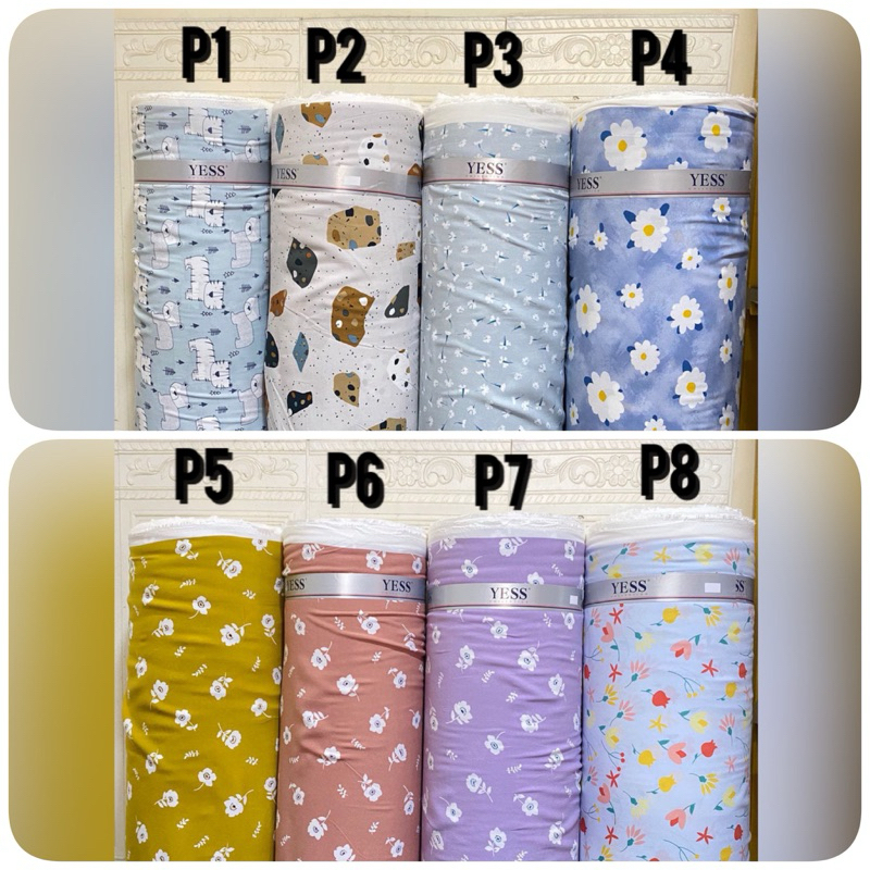 Jual katun rayon/rayon premium/rayon viscose(harga tertera 50cm ...