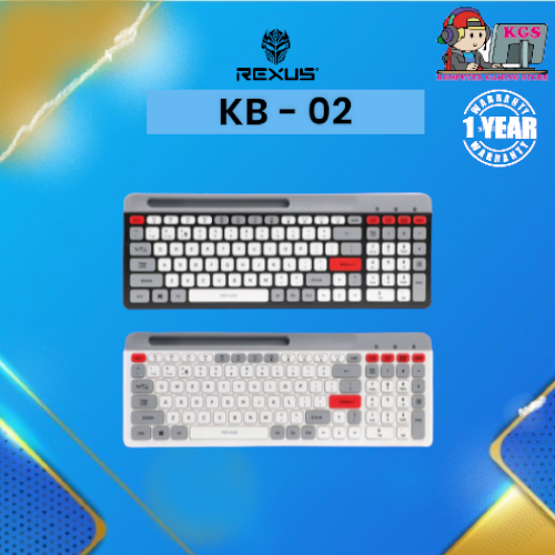 Jual Rexus Keyboard Dual Connection Mosaic KB02 | Shopee Indonesia