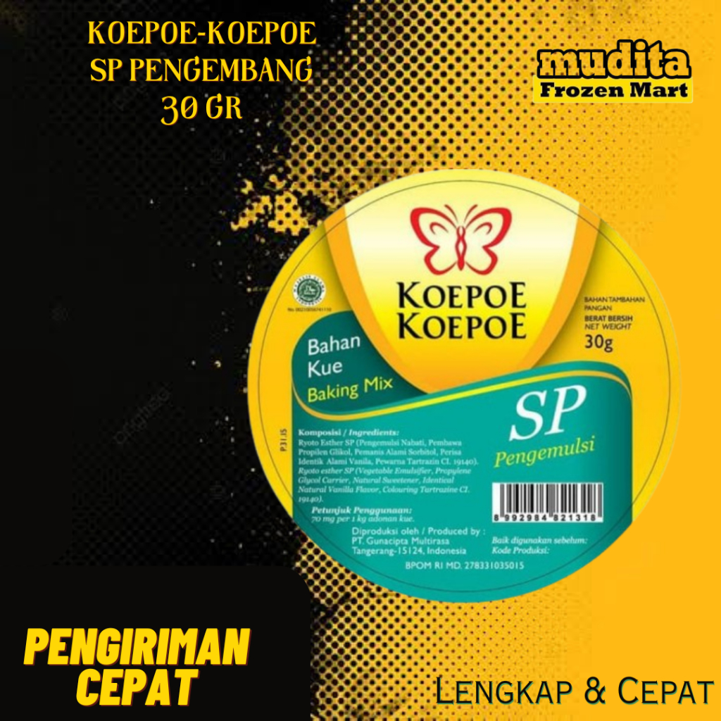 Jual Koepoe-koepoe SP Pengembang Bolu 30 gr | Shopee Indonesia