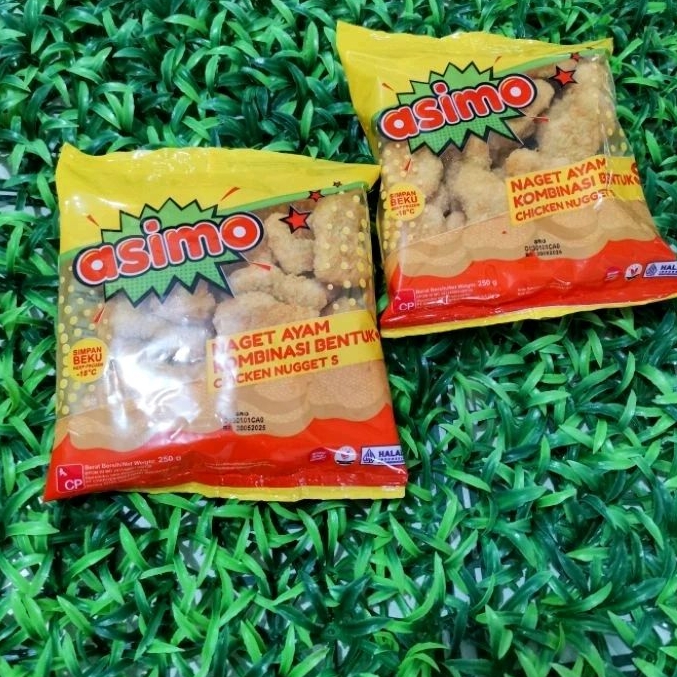 Jual Asimo Nugget Ayam Kombinasi Bentuk S - Berat 250 gr. | Shopee ...