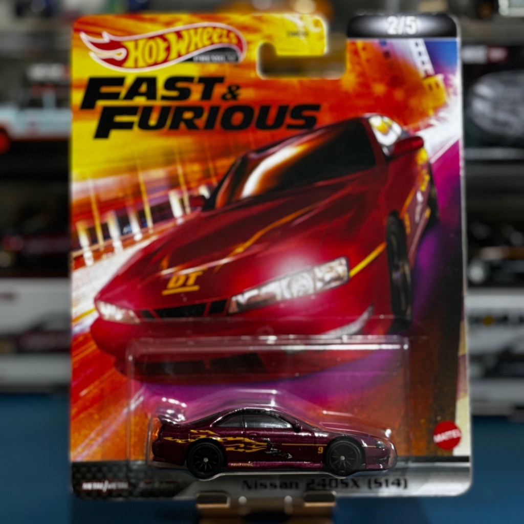 Jual Hot Wheels Premium Fast & Furious - Nissan 240SX (S14) Maroon | HW ...