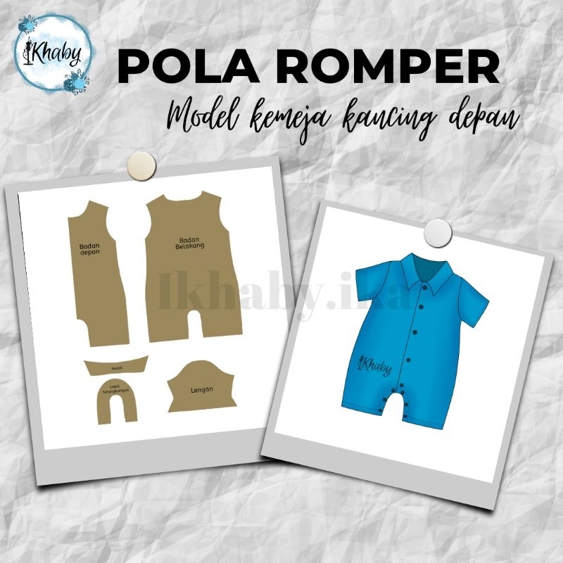 Jual Pola Romper Model Kancing Depan dan Bawah | Shopee Indonesia