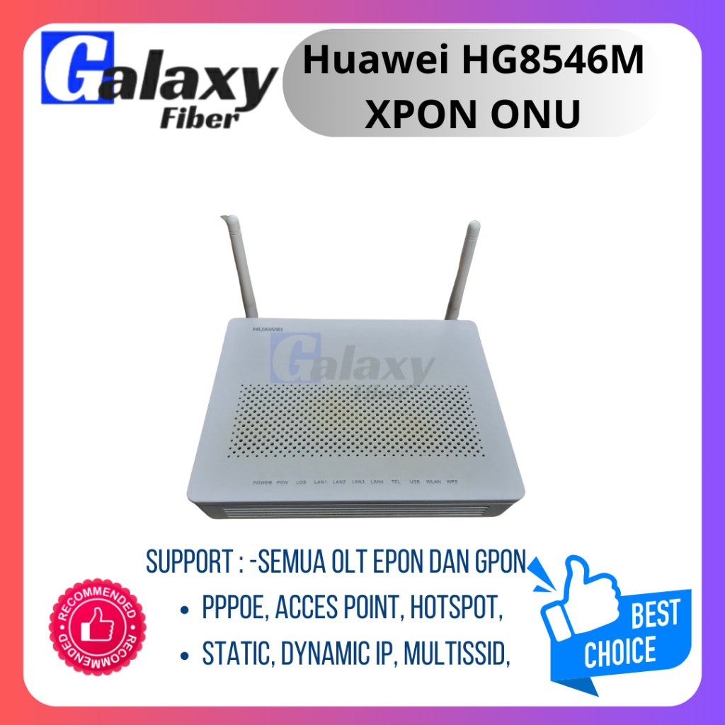 Jual HUAWEI HG8546M Xpon ONUSUPPORT OMCI untuk EPON DAN GPON SUPPORT ...