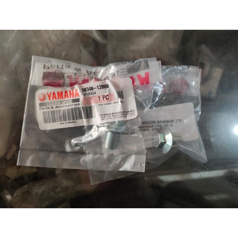 Jual Baut Tap Oli Pembuangan Oli Mesin Bawah Yamaha Jupiter Asli ...