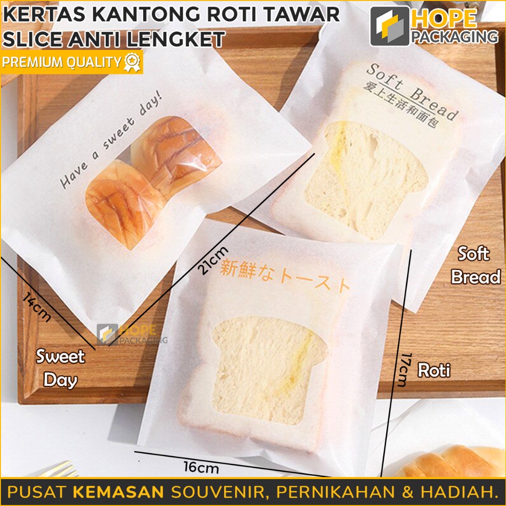 Jual LANGSUNG BELI GAN Harga 5 Pcs Plastik Roti Toast Slice Roti Tawar ...