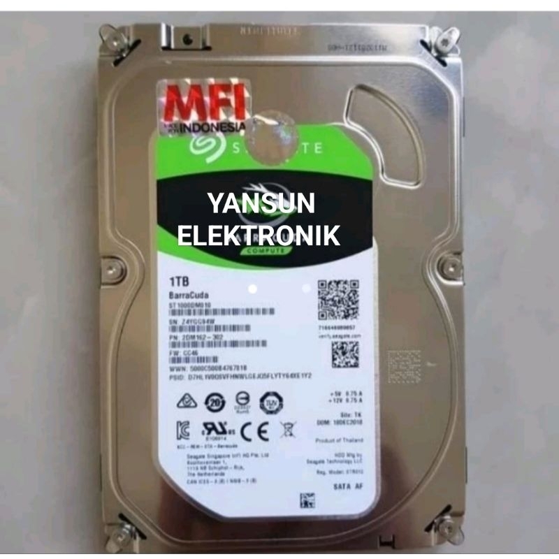 Jual hardisk 1Tb original 3,5", HDD 1Tb/1000Gb / HDD CCTV / HDD PC ...