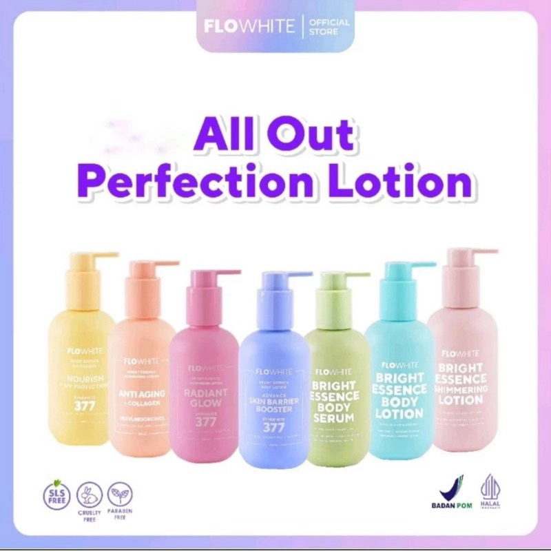 Jual FLOWHITE BODY CARE BRIGHT - BODY LOTION / BODY WASH | Shopee Indonesia