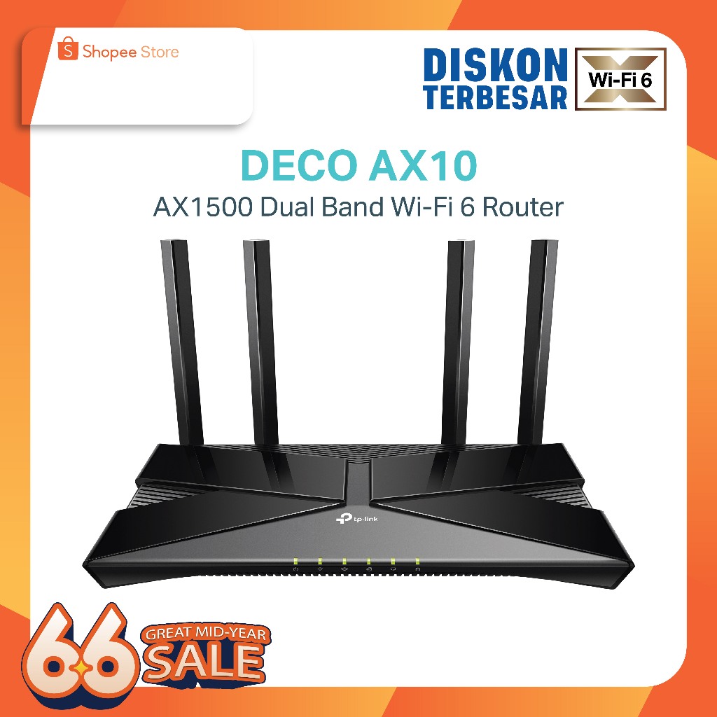 Jual Router Wifi TPLlink Archer AX10 AX1500 Wi-Fi 6 Wifi Router Tplink ...