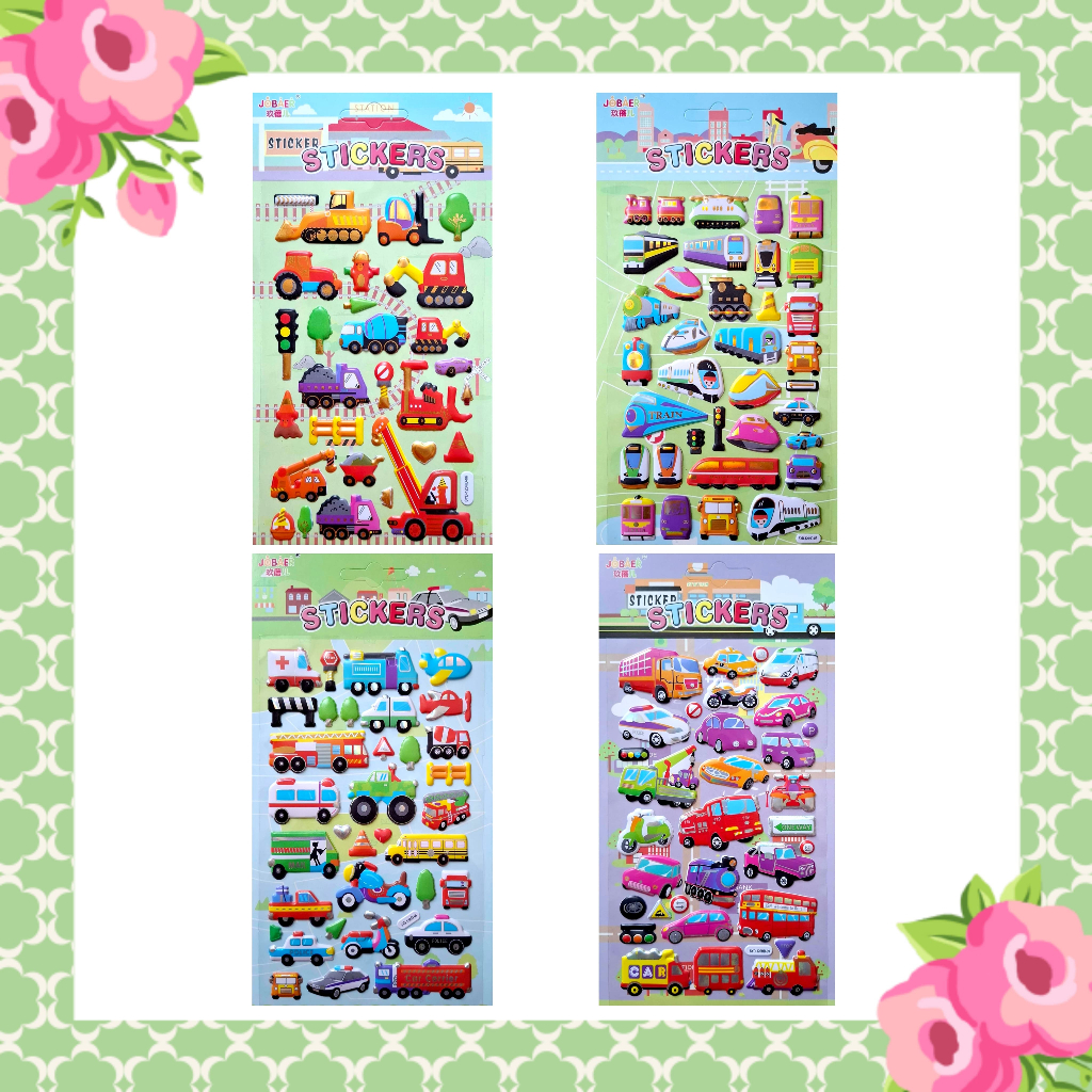 Jual [SYD-120HD] Gambar Tempel Sticker Timbul Stiker Premium Anak Edisi ...