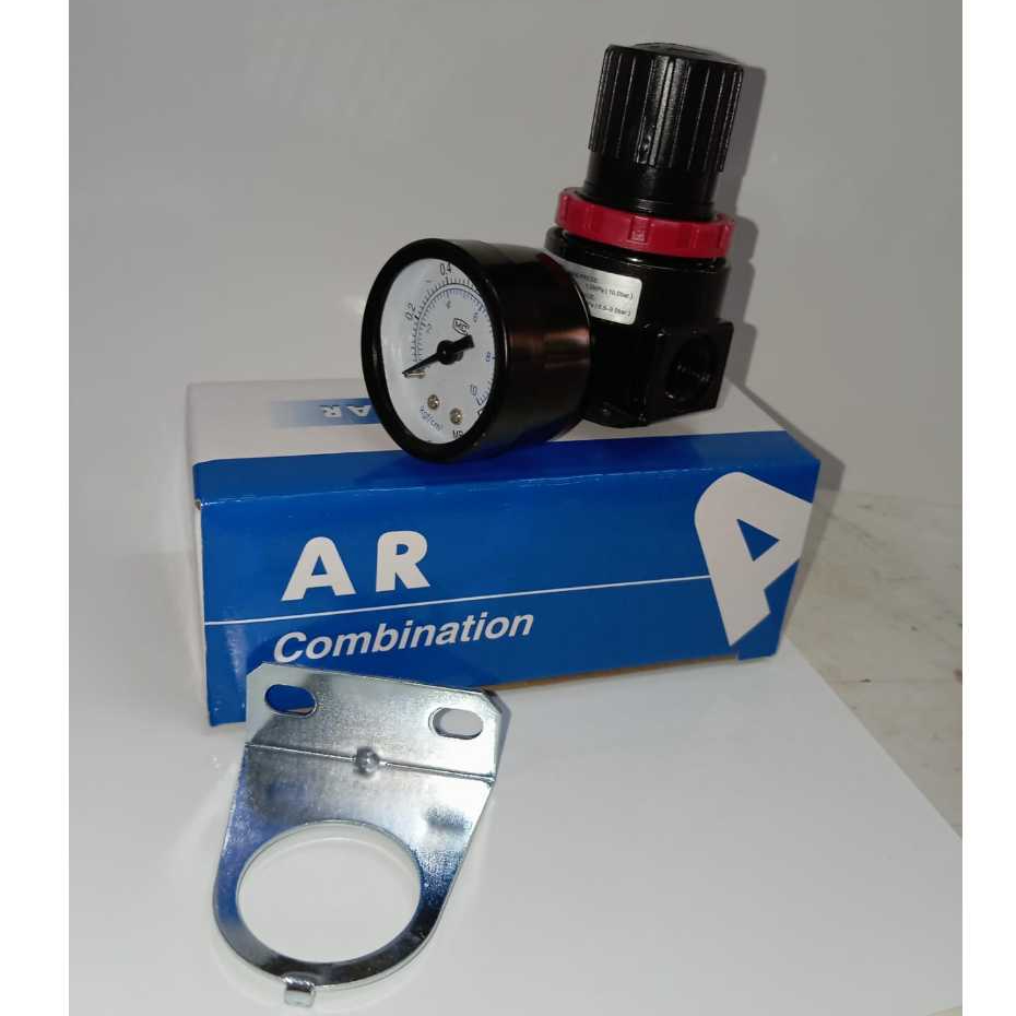 Jual AIR REGULATOR ANGIN TABUNG MESIN SNOW / SALJU - 1/4 INCH MODEL AR-2000 | Shopee Indonesia