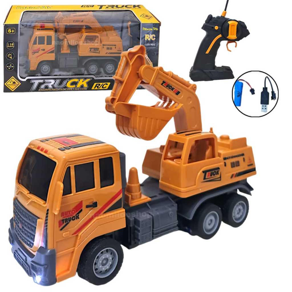 Jual PR17785 rc truk keruk mainan RC Mobil Truck Set Truk Konstruksi ...
