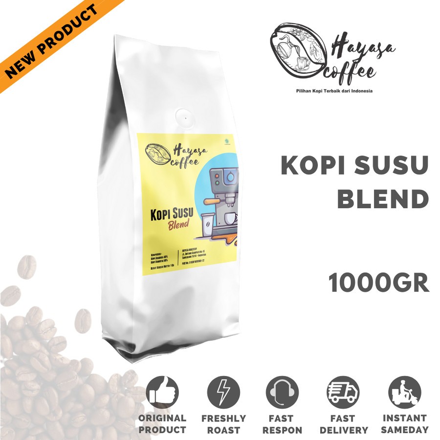 Jual 1Kg - Hayasa Kopi Susu Blend | Shopee Indonesia