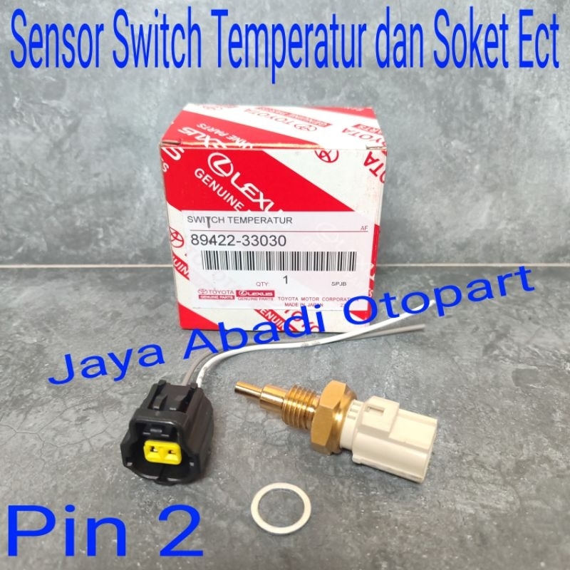 Jual Switch Ect Sensor Temperatur Dan Soket Ect Fortuner Vios Original ...