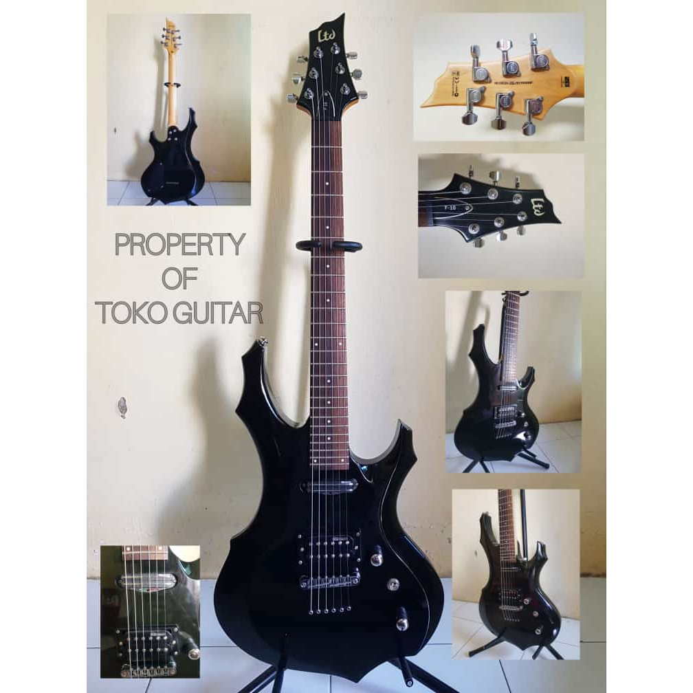 Jual GITAR ESP LTD F10 LIKE NEW - FULL ORIGINAL | Shopee Indonesia