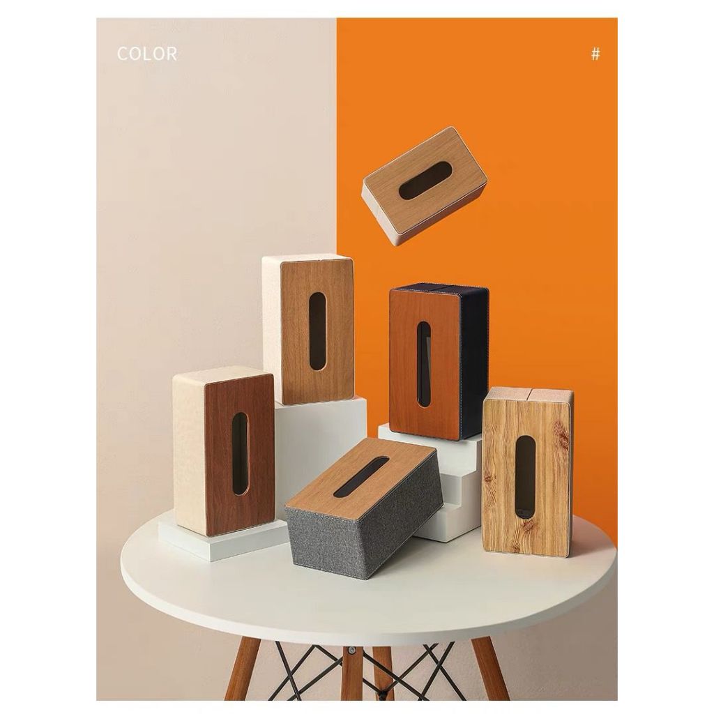 Jual kotak tempat tissue akrilik kayu tempat tisue nordic kotak tisu ...