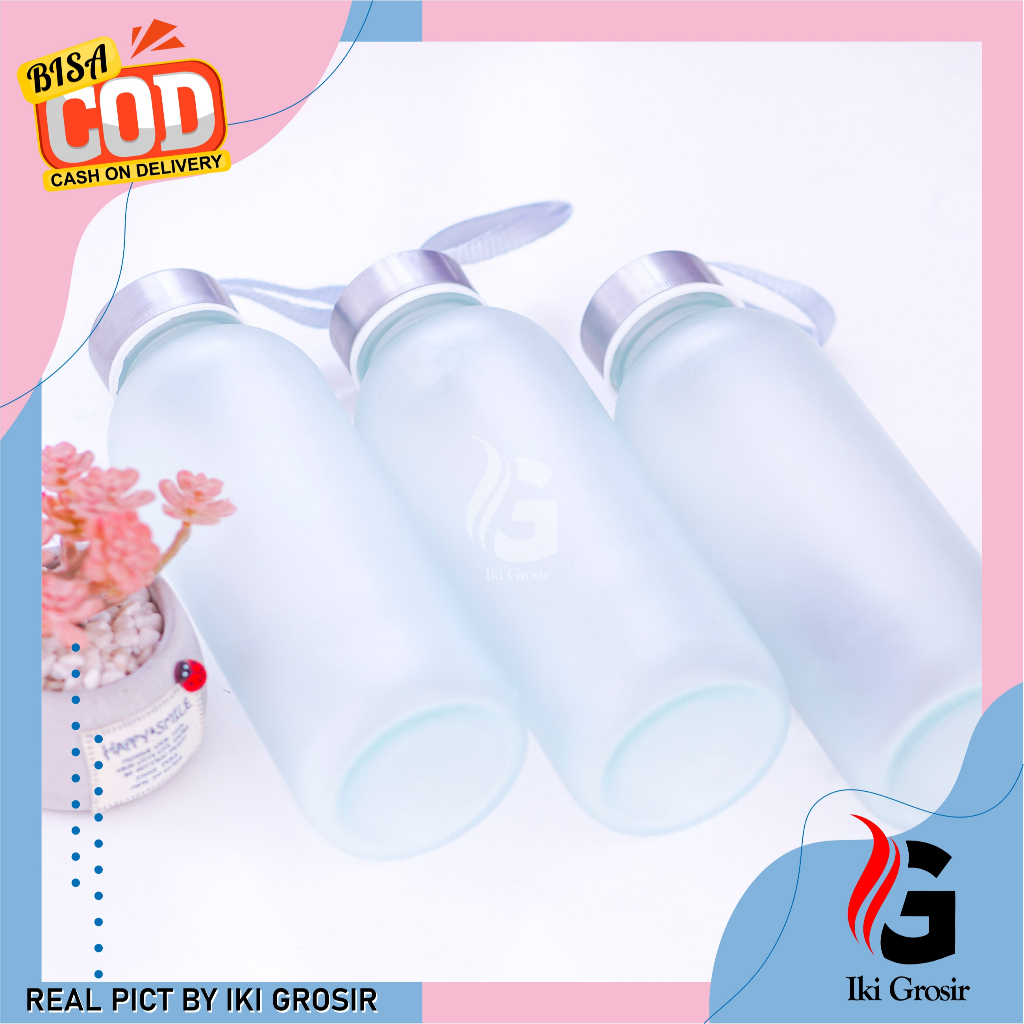 Jual Botol Minum Kaca Dove Souvenir Wedding Tumbler 420ml Paket Isi ...