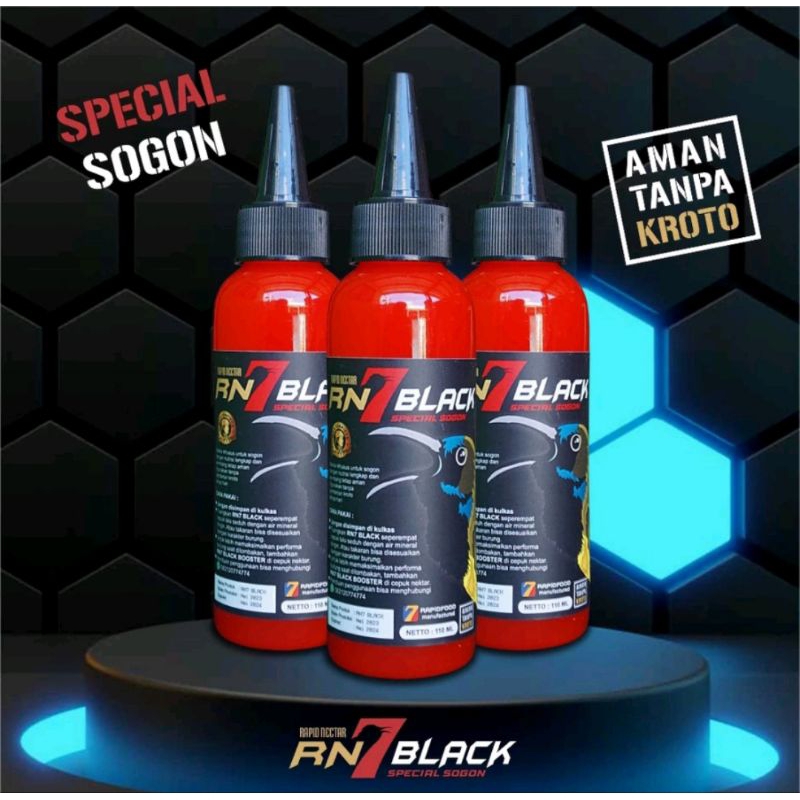Jual RN7 BLACK ORIGINAL RAPID NECTAR RN7 SPECIAL SOGON NECTAR BURUNG ...