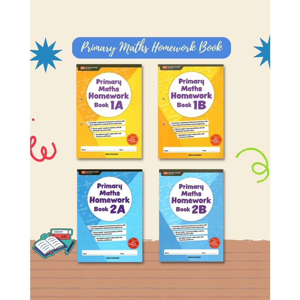 Jual Primary Maths Homework Book Sylabus 2021 | Buku Tambahan Latihan ...