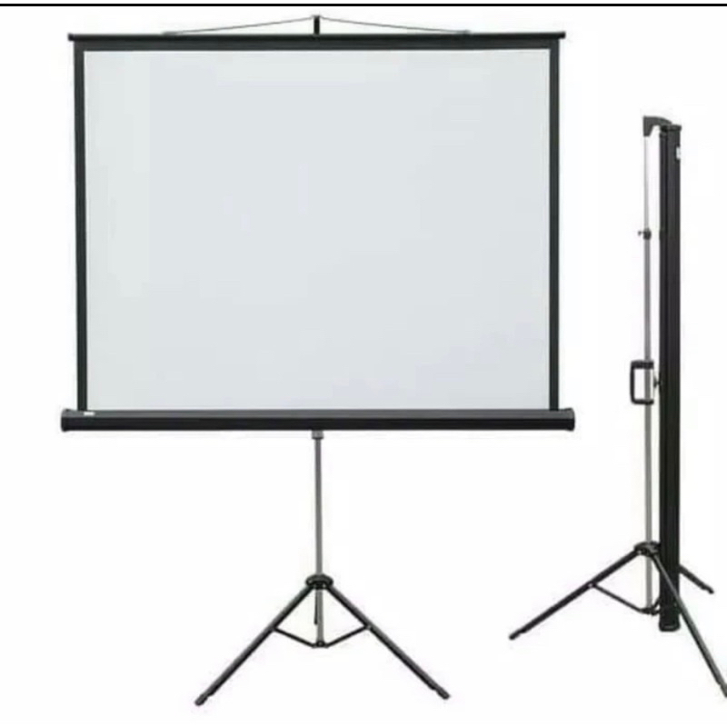 Jual Screen projector tripod 84 inch (213cm x 213cm) | Shopee Indonesia