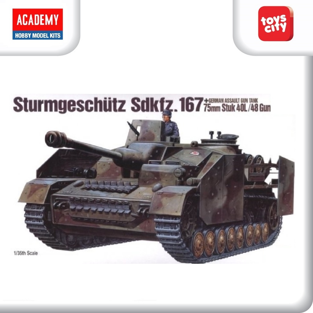 Jual Academy Hobby Model Kits 1:35 Sd.Kfz.167 Sturmgeschutz StuG IV ...