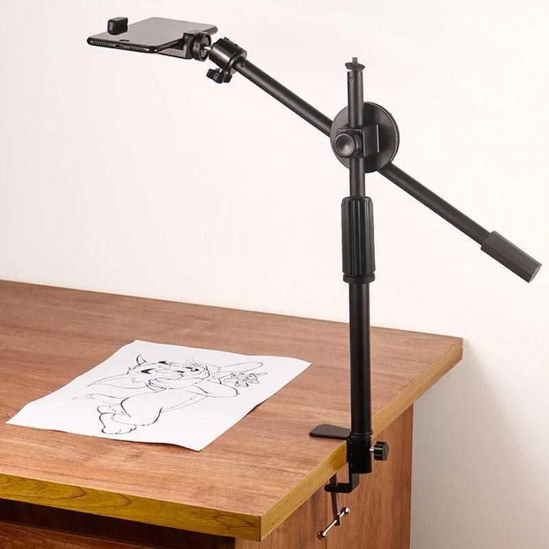 Jual Lazypod Holder HP jepit meja Stand unboxing / menggambar / masak ...