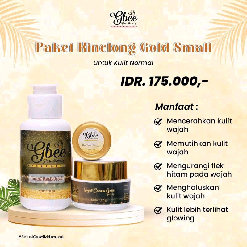 Jual GBEE GLOW - PAKET GOLD SMALL - DOSIS LEBIH TINGGI 2x PAKET HEMAT ...