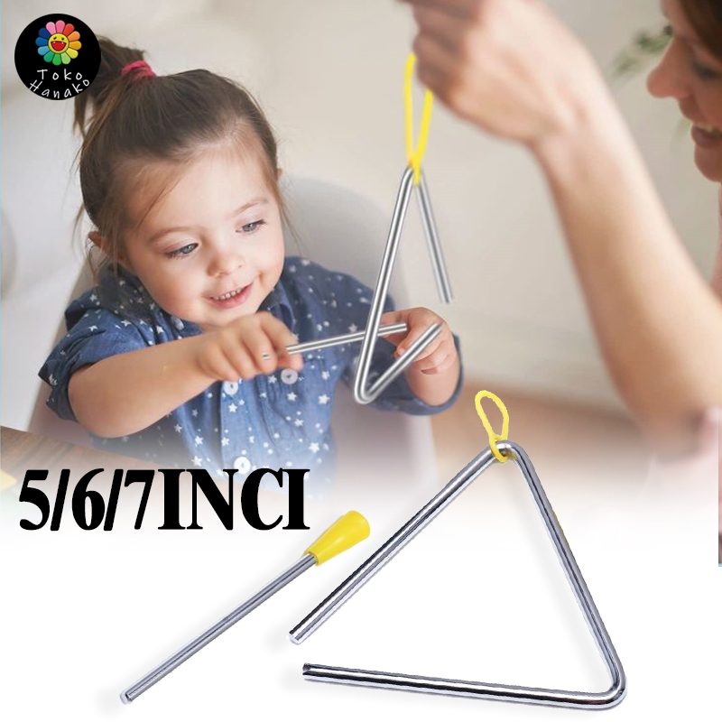 Jual 5/6/7 Inci Triangle Alat Musik Instrument Triangle Alat Musik ...