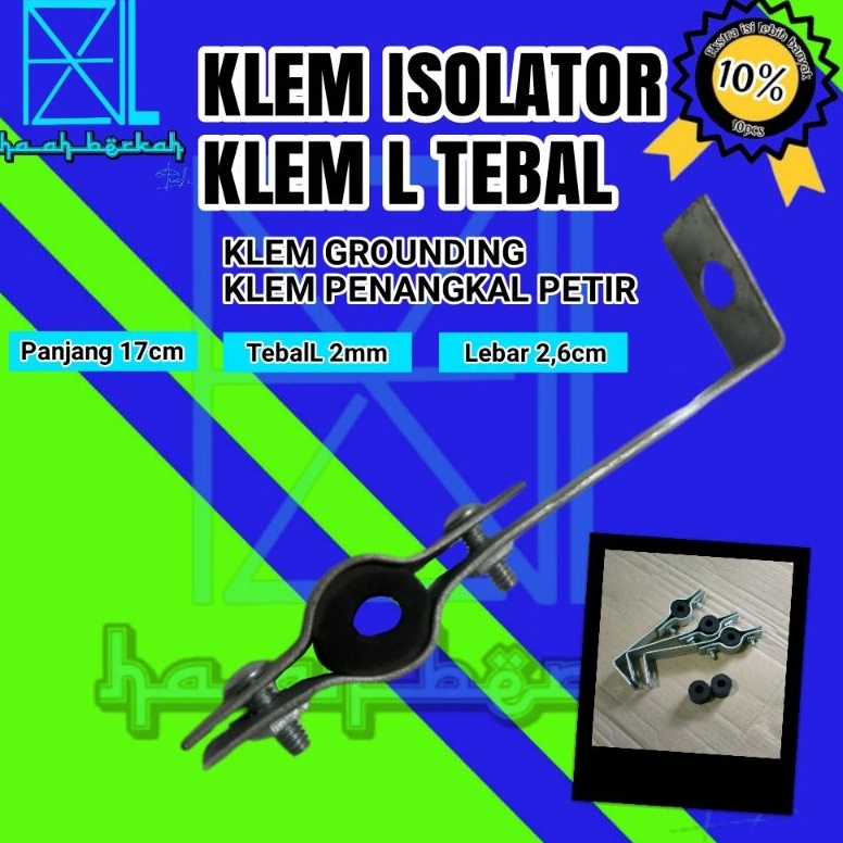 Jual KODE M35S Klem L BC Isolator Isi 1pcs Klem Kabel Penangkal Anti ...