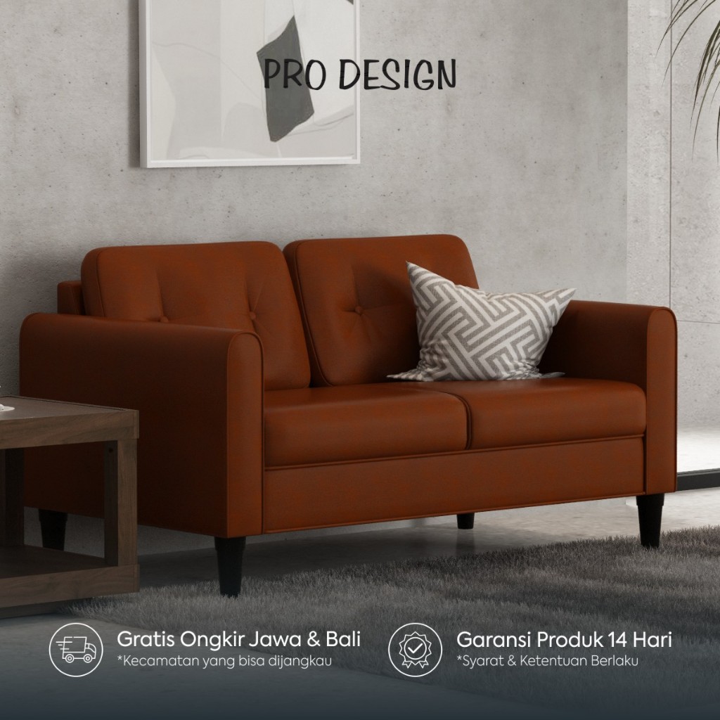 Jual Pro Design Nolan 2S Sofa 2 Seater | Shopee Indonesia