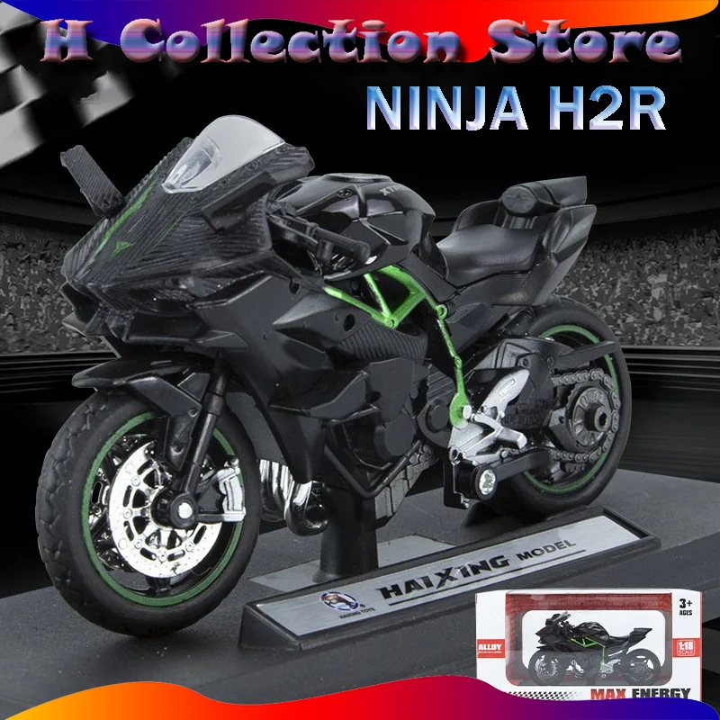 Jual 1:18 Miniature Motor Balap Yamaha Ducati NINJA H2R Diecast Motor ...