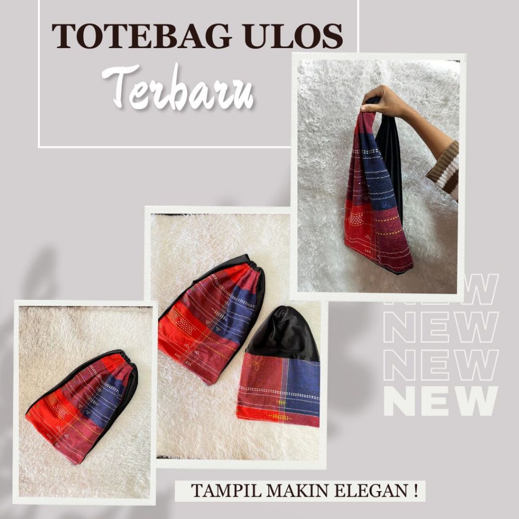Jual Totebag Motif Ulos - Tas Jinjing - Tas Totebag Etnik - Totebag ...