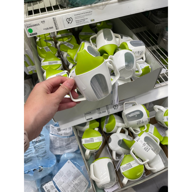 Jual BORJA Training beaker cup gelas anak bayi IKEA Original | Shopee ...