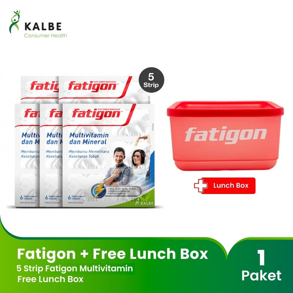 Jual Fatigon Multivitamin Strip @ 6 kaplet - Multivitamin Pereda Pegal ...