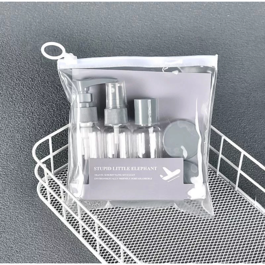 Jual Travel Pack Set Botol Mini Set 7in1 Organizer Tempat Sabun Spray ...