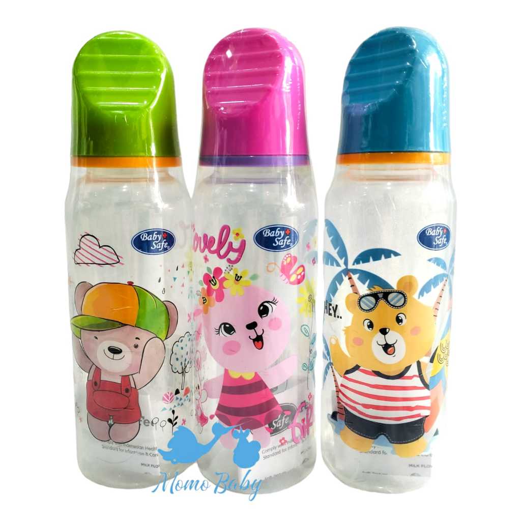 Jual BABY SAFE BOTTLE 125ML JS003/ 250ML JS04 / BOTOL SUSU BAYI ANAK ...